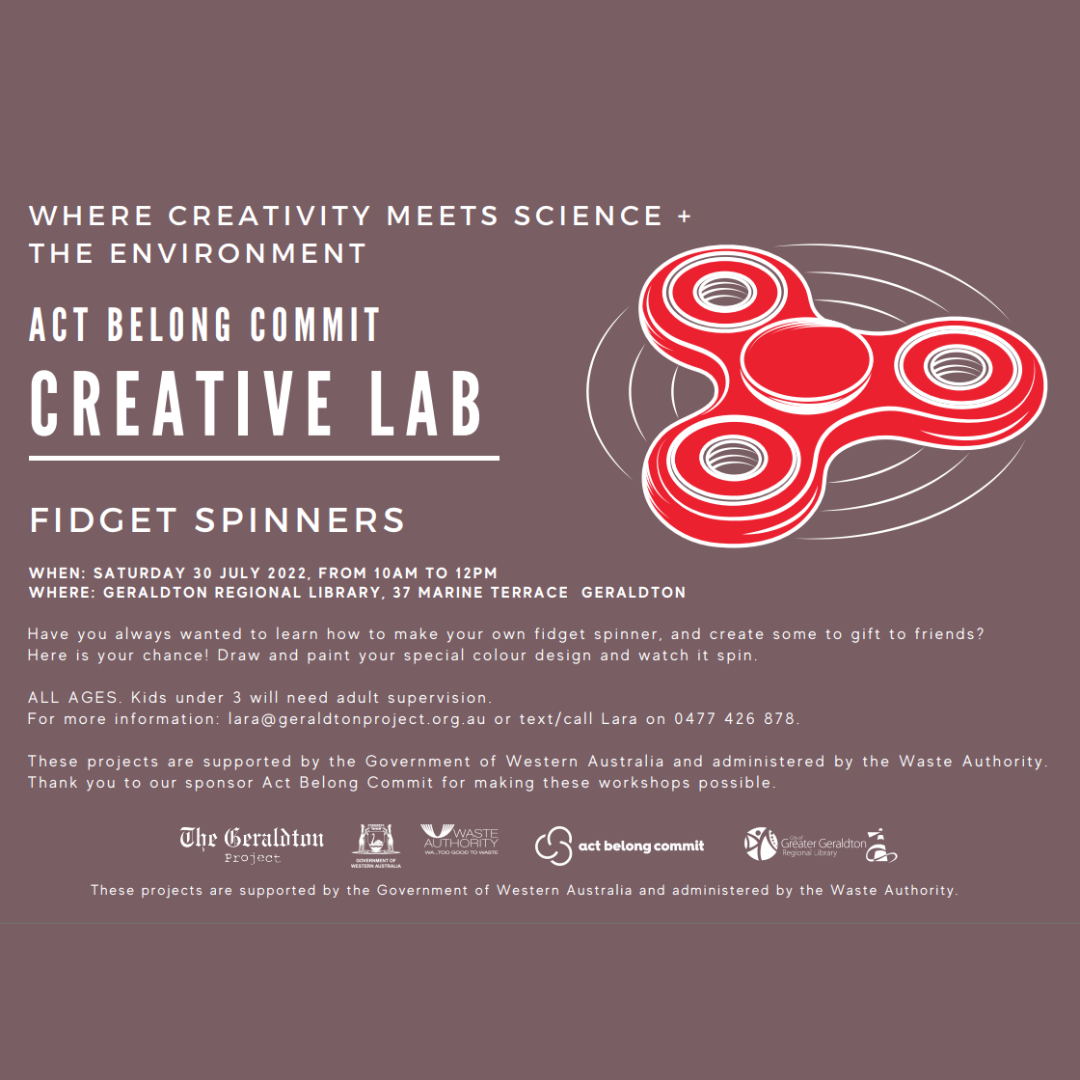 Creative Lab - Make a Fidget Spinner » City of Greater Geraldton ...