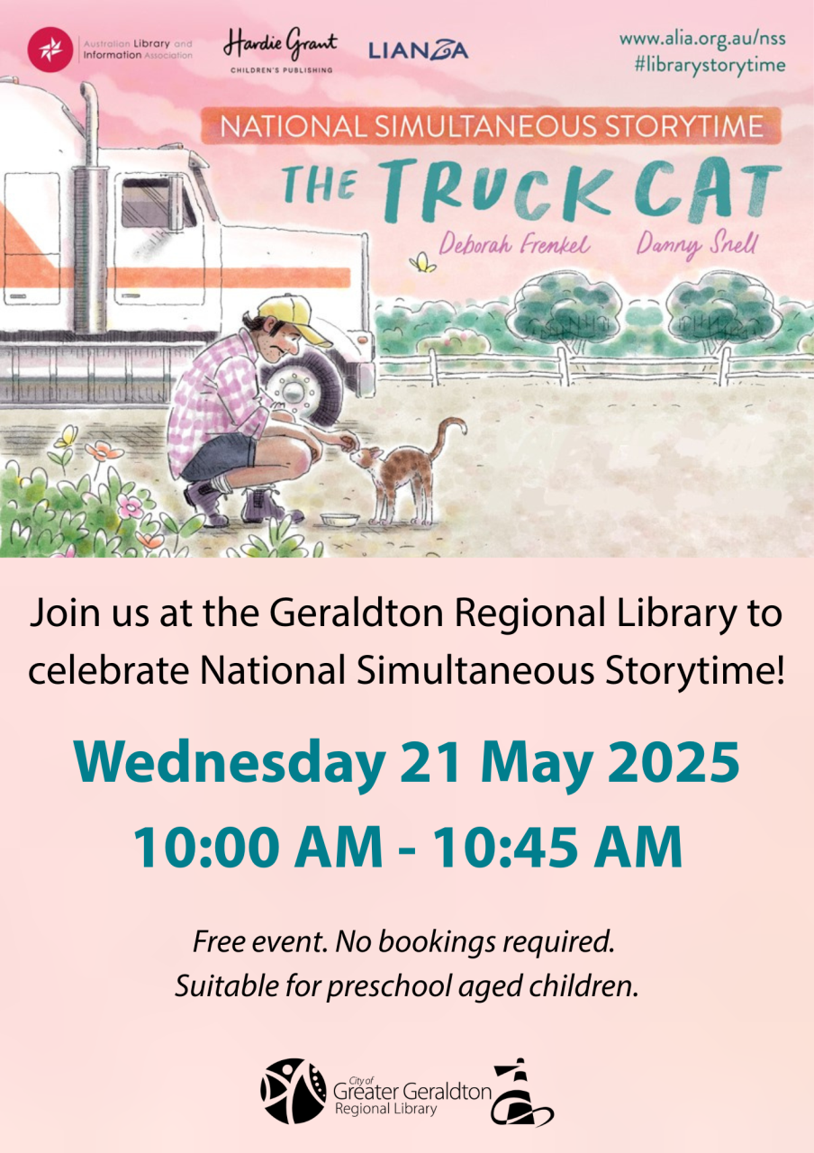 National Simultaneous Storytime - The Truck Cat » City of Greater ...