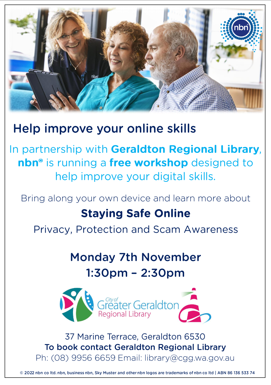 Staying Safe Online - Improve Digital Skills with nbn » City of Greater ...